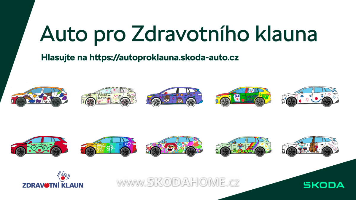 Auto pro Zdravotního klauna - hlasování - SKODAHOME.cz Auto pro Zdravotního klauna - hlasování - SKODAHOME.cz