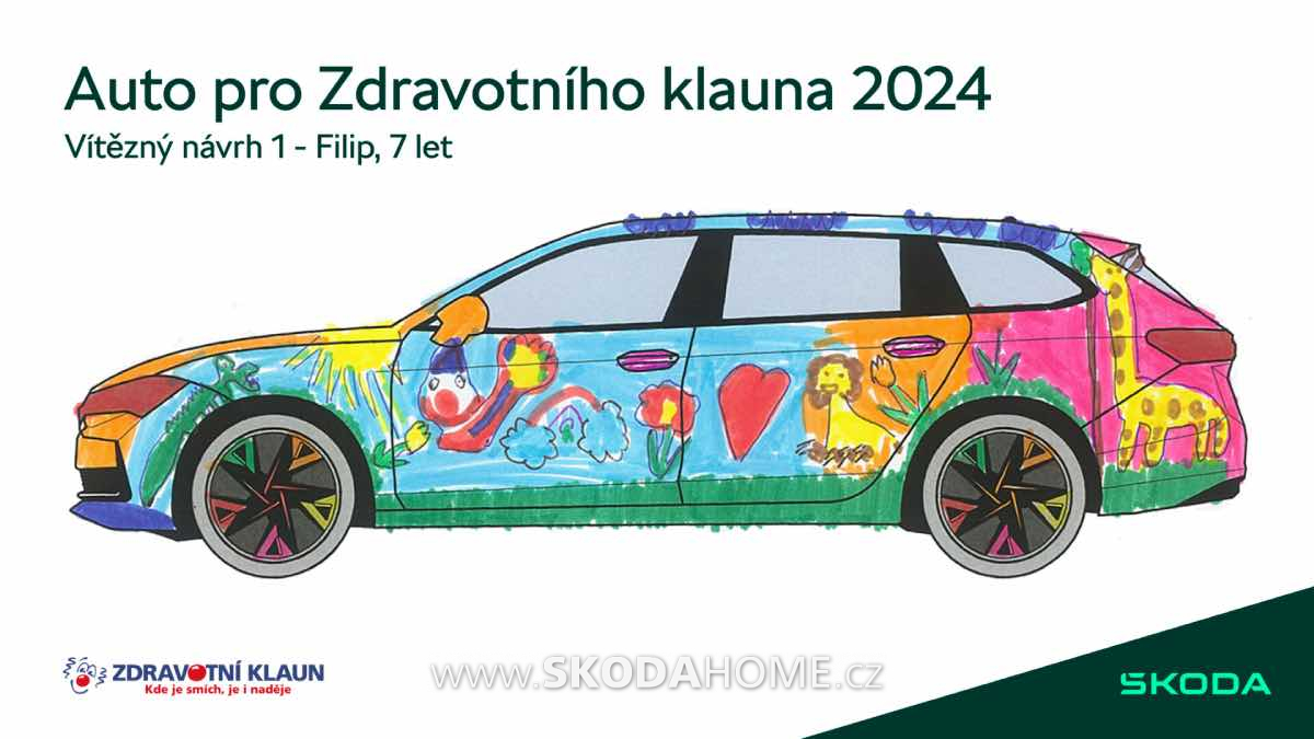 Auto pro Zdravotního klauna 2024 - SKODAHOME.cz Auto pro Zdravotního klauna 2024 - SKODAHOME.cz
